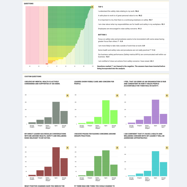 Measuring safety Culture - Global Safety Index